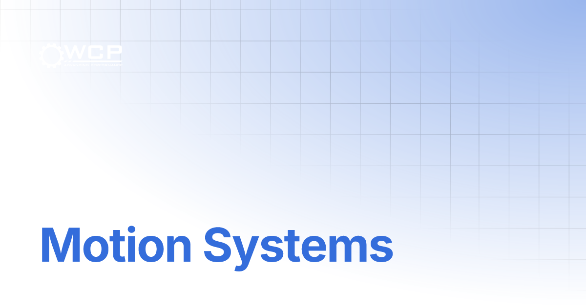 Motion Systems | FRC Build System