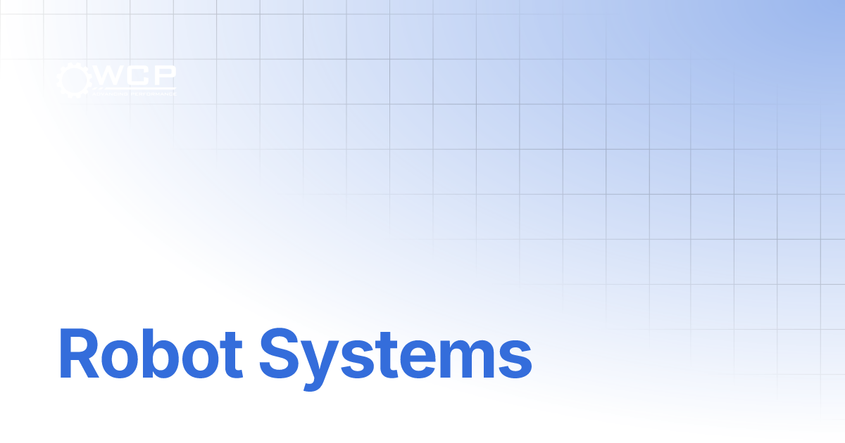 Robot Systems | FRC Build System