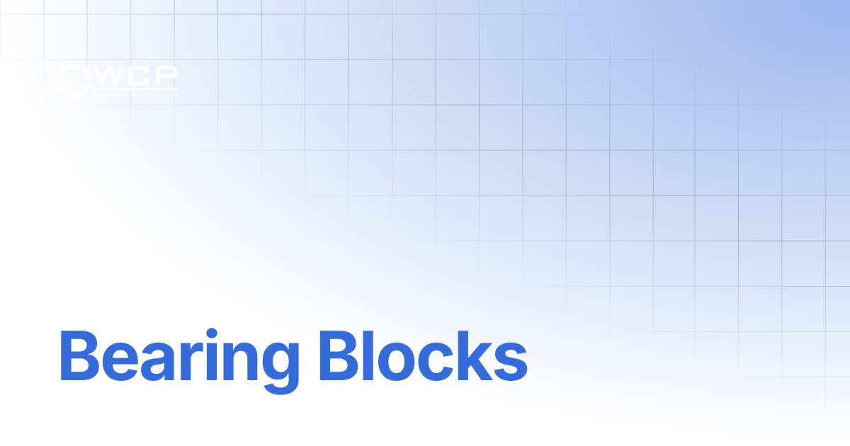 Bearing Blocks | GreyT GreyT Elevator (Cascade) | Welcome