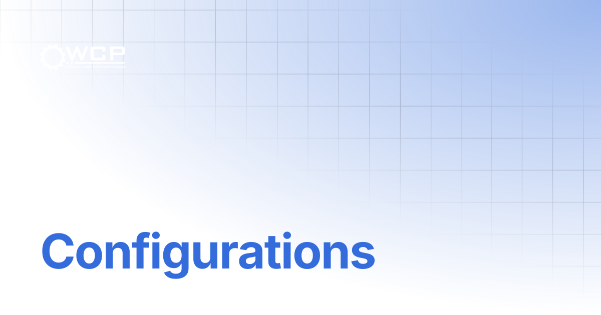 Configurations | System & Structure Elevator Bearing Blocks | Welcome
