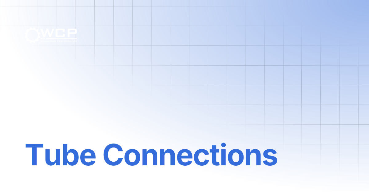 Tube Connections | System & Structure Tube Plugs | Welcome